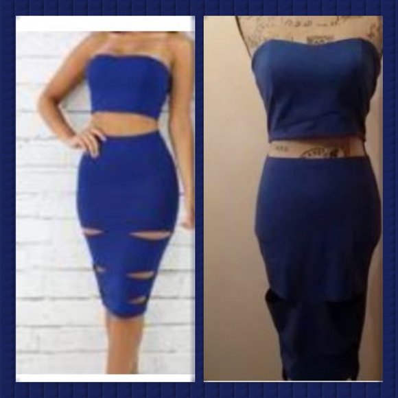 Goodtime | Dresses | Royal Cut Out Skirt Set | Poshmark